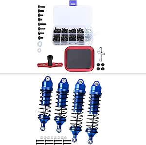 Amazon.com: Aluminum RC Shocks & 352pcs RC Screw Kit w/Screw Tray 17mm ...