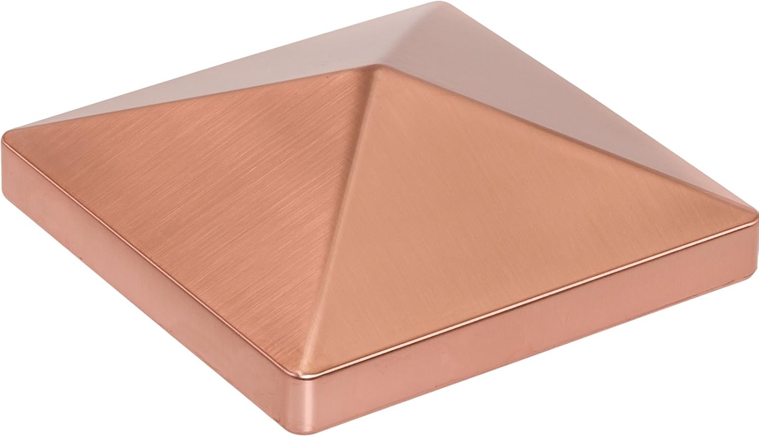 GreenLighting 4 x 4 Plastic Fence Post Cap Cover for Wood & Vinyl Posts ...