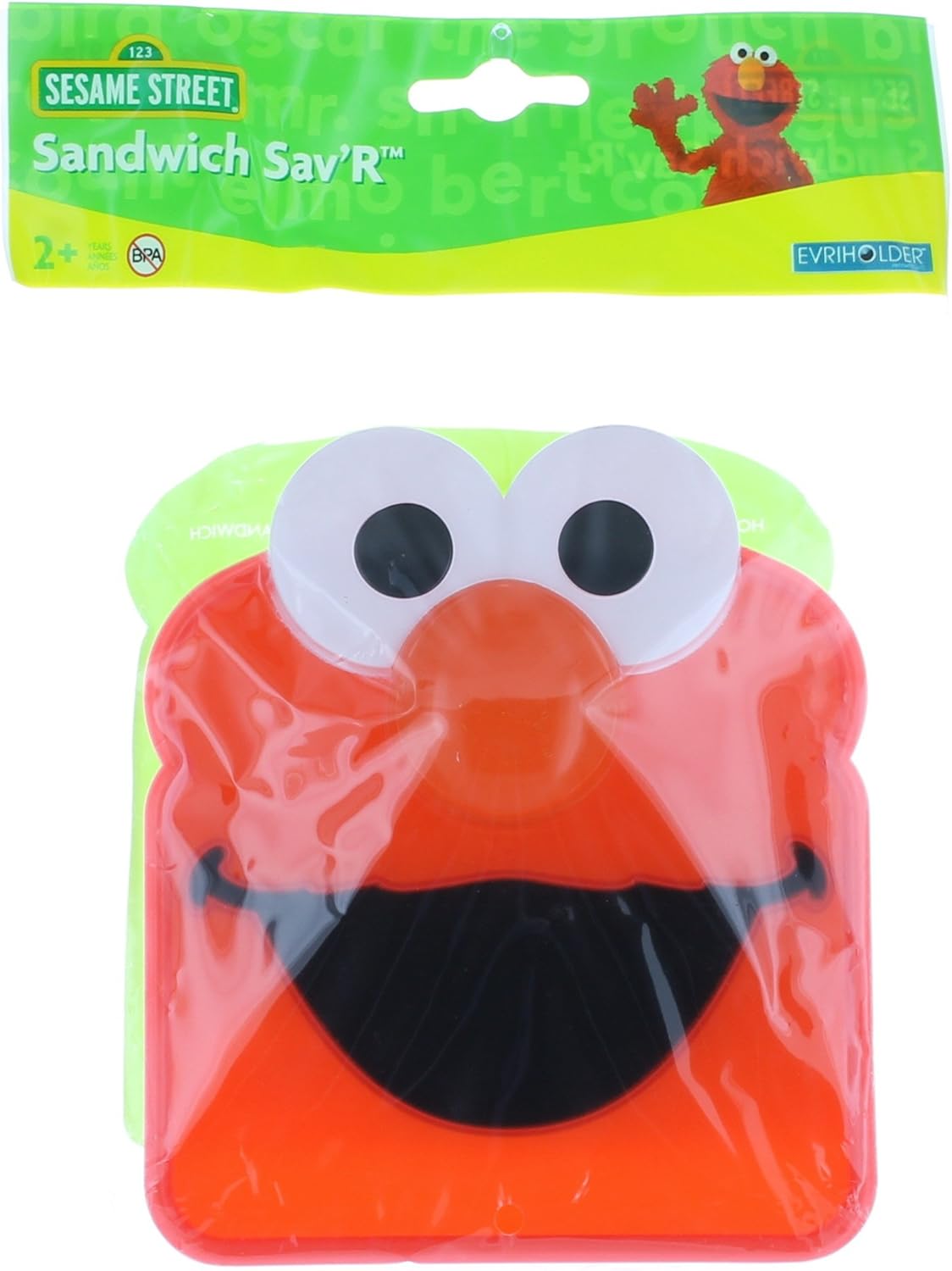 Amazon.com: Elmo Sandwich Holder, No BPA, Holds 1 Sandwich, Red : Baby