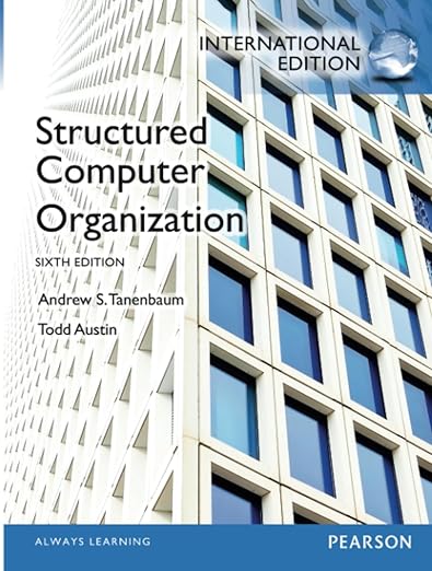 Structured Computer Organization.: Tanenbaum, Andrew: 9780273769248 ...