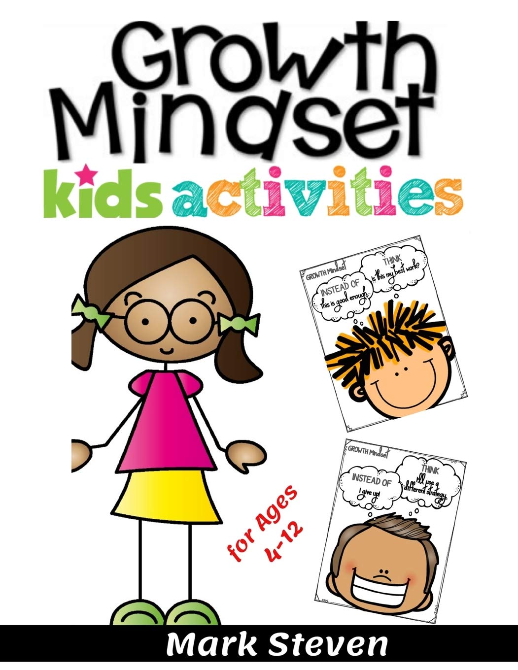 Buy Growth Mindset Kids Activities for Ages 4-12: A Positive Thinking ...