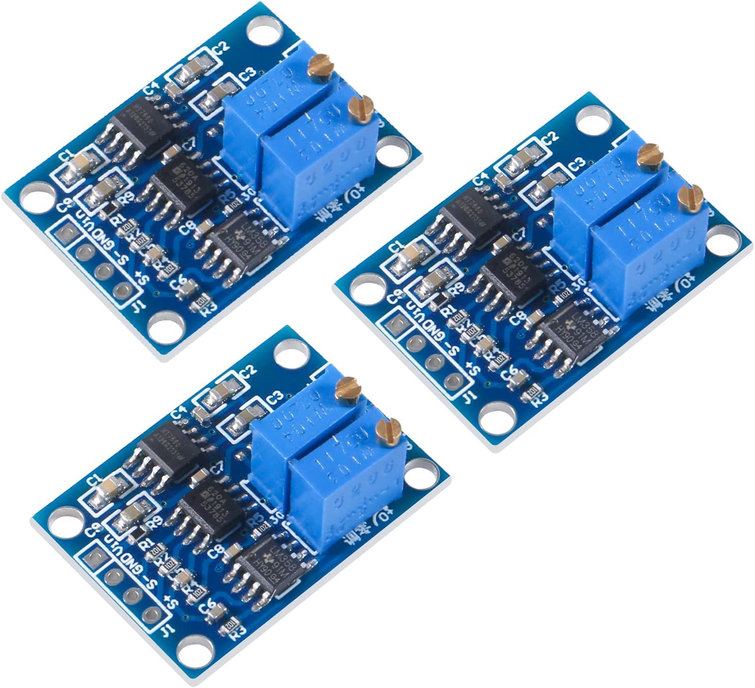 Amazon.com: AITRIP 3PCS Voltage Amplifier Module, 3-12V DC High ...