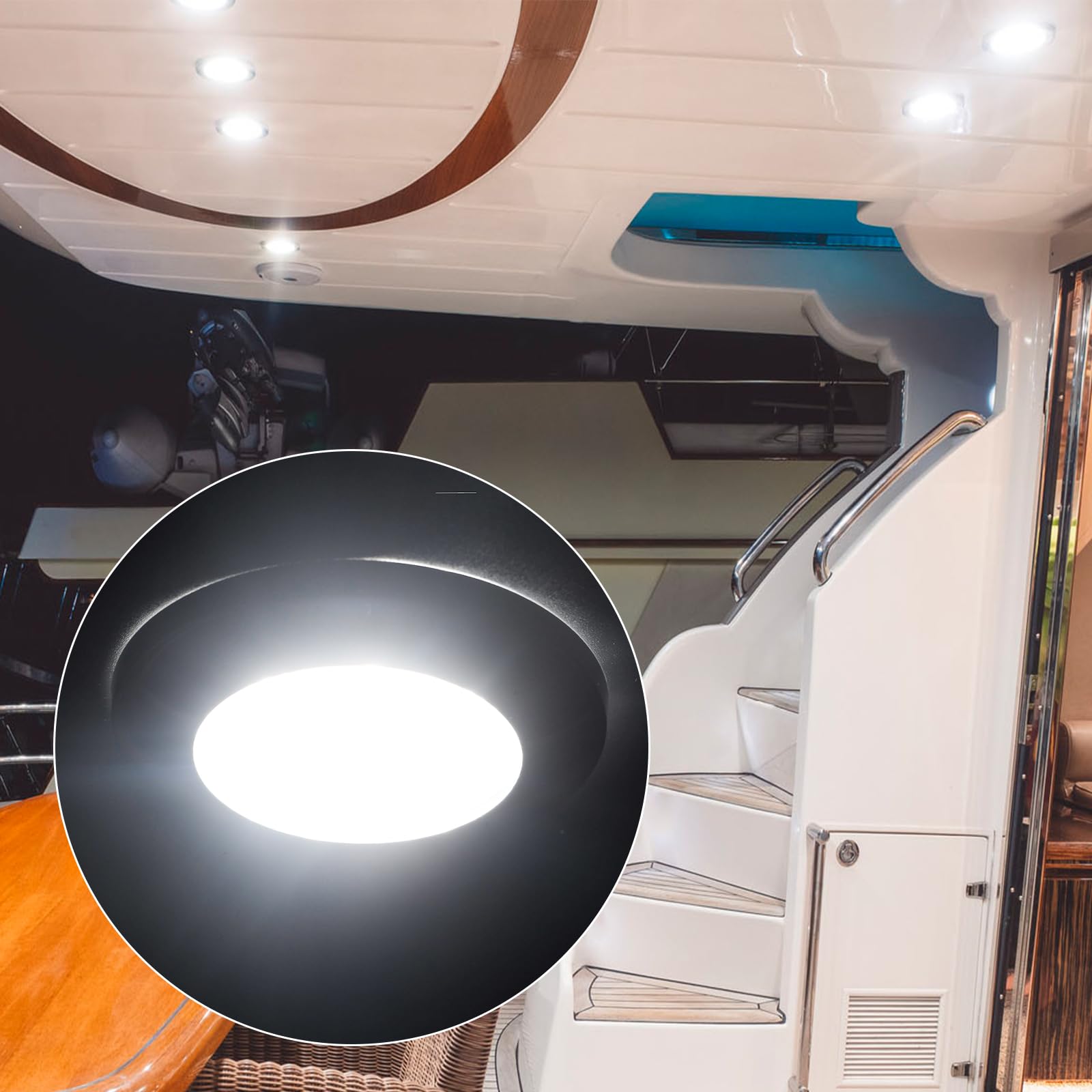 Snapklik.com : Marine Dome Light,Cabin lights,LED Boat Interior Lights ...
