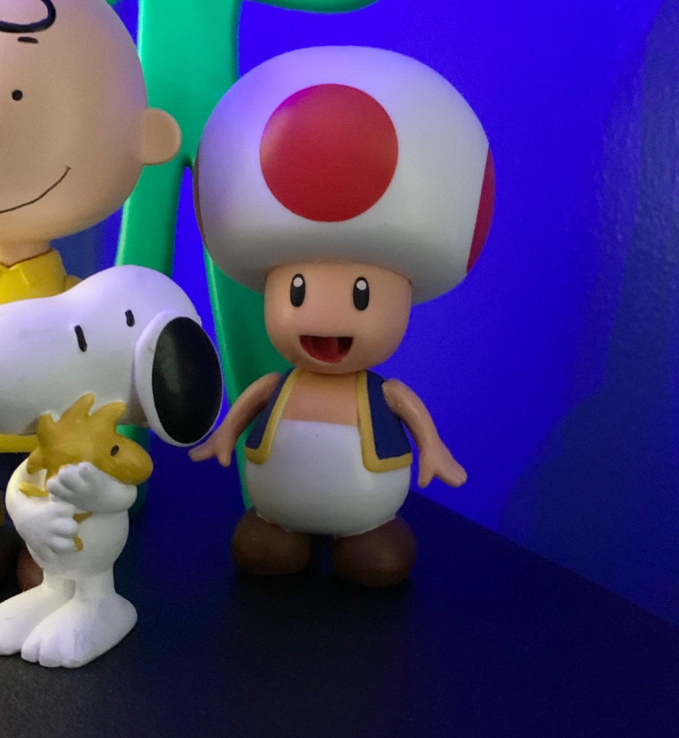 Amazon.com: Nintendo Red Toad Action Figure, 4" : Video Games