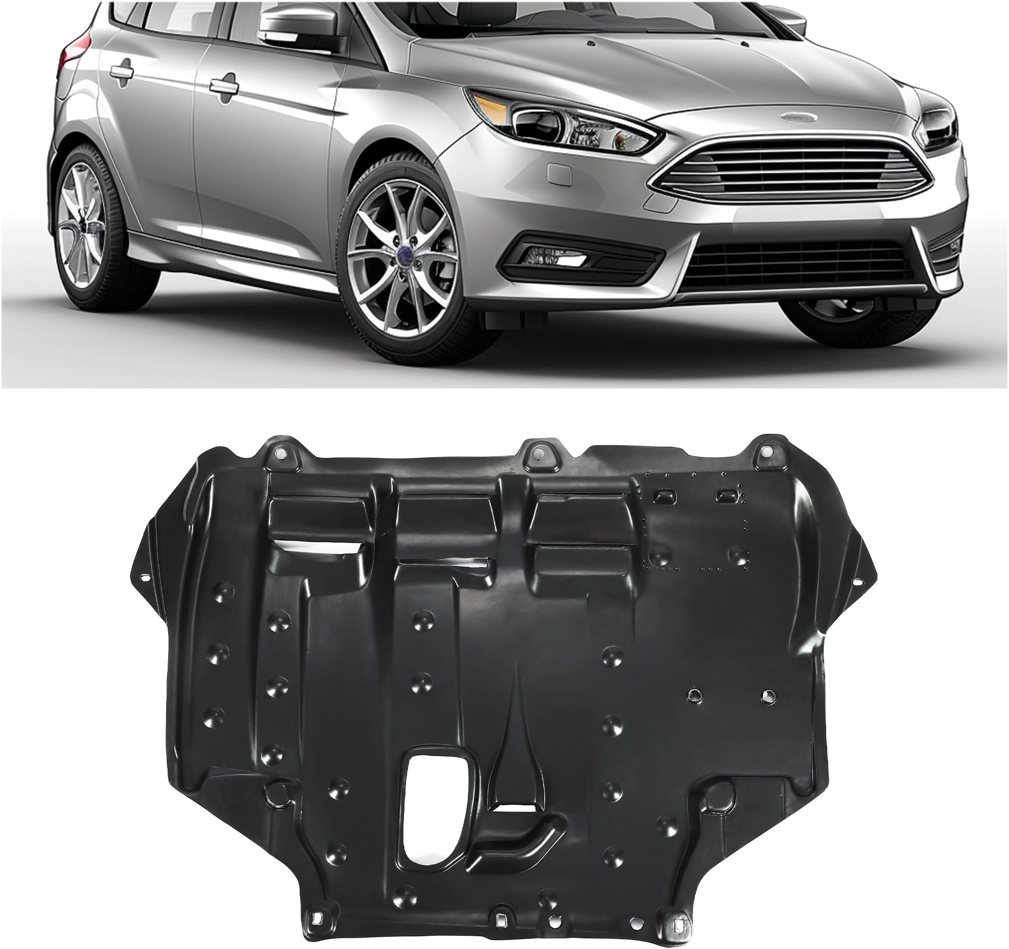 Amazon.com: HECASA Engine Splash Shield Compatible with 2013-2019 Ford ...