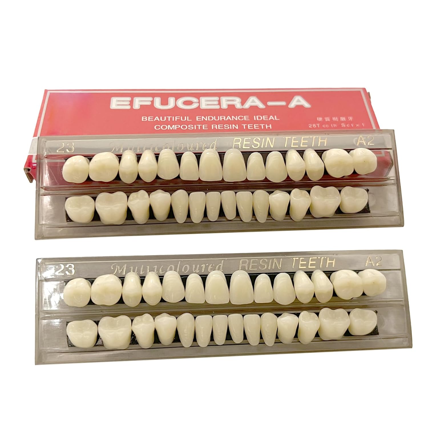 Amazon.com: 56 Pieces False Teeth Acrylic Resin Denture Tooth, Denture ...