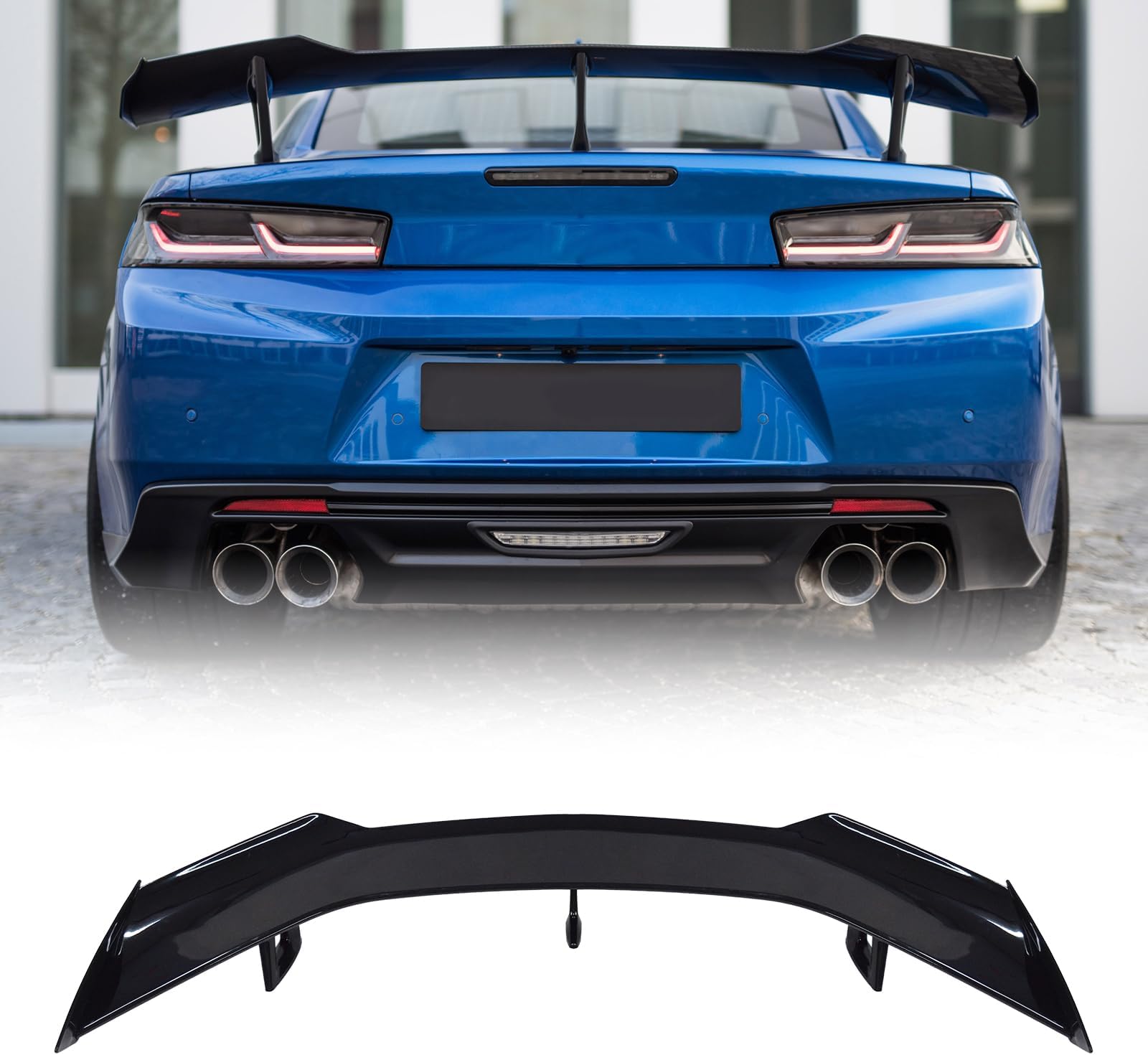 Amazon.com: Rear Trunk Spoiler Wing Compatible with for Chevrolet ...