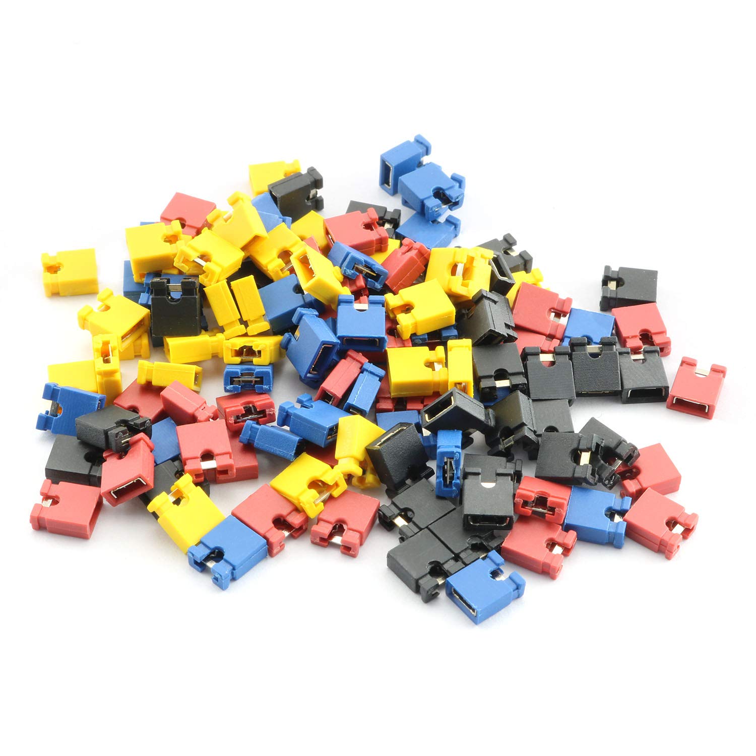 Amazon.com: RuiLing 120-Pack 4 Color 30PCS Each Open Top 2.54mm ...