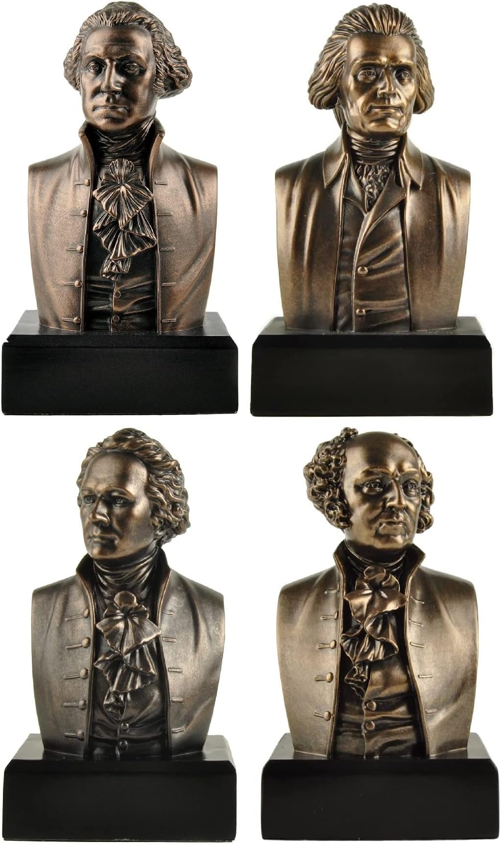 Amazon.com: JFSM INC. Set of 4 Founding Fathers Bust - Thomas Jefferson ...