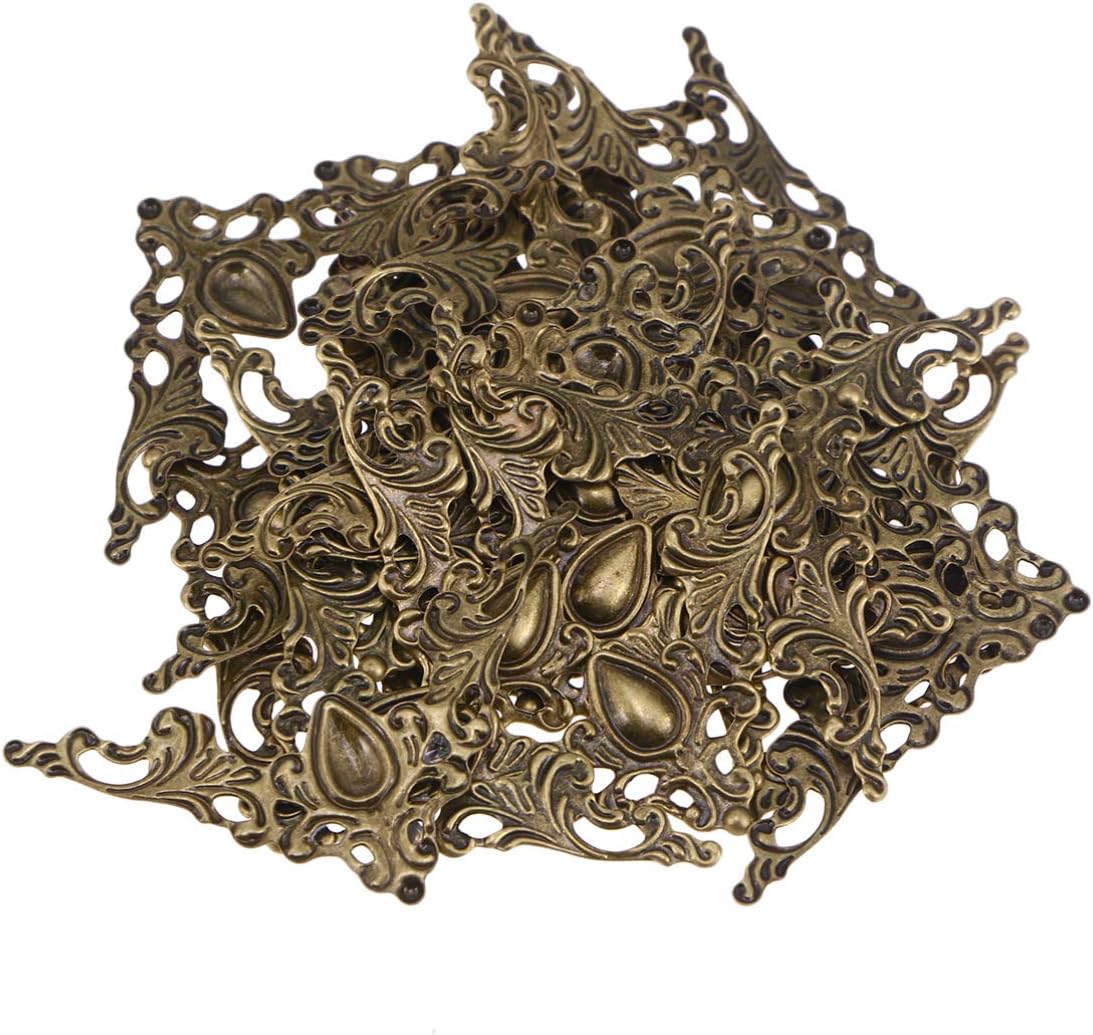 Amazon.com: BESPORTBLE 24pcs Antique Box Legs Metal Box Feet Corner ...