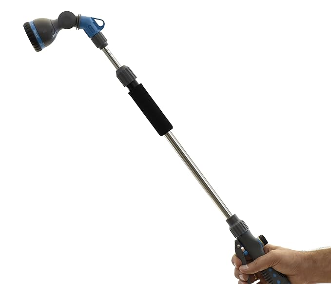Zephyr 8-Mode Telescopic Water Wand For Garden And Washing - With ...