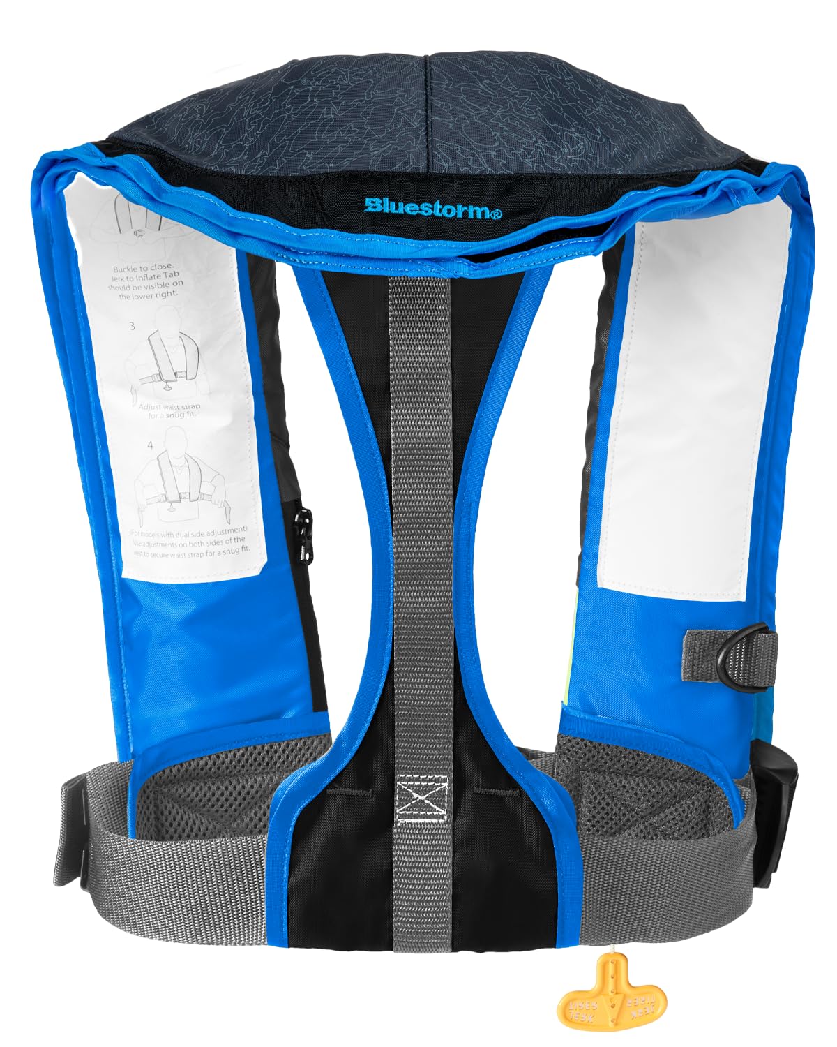 Snapklik.com : BLUESTORM Stratus 35 Inflatable Life Jacket PFD For ...