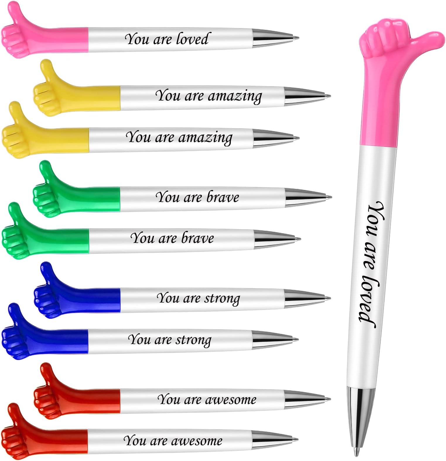 Amazon.com : Roowest 25 Pcs Thumbs up Pens Employee Appreciation Gift ...
