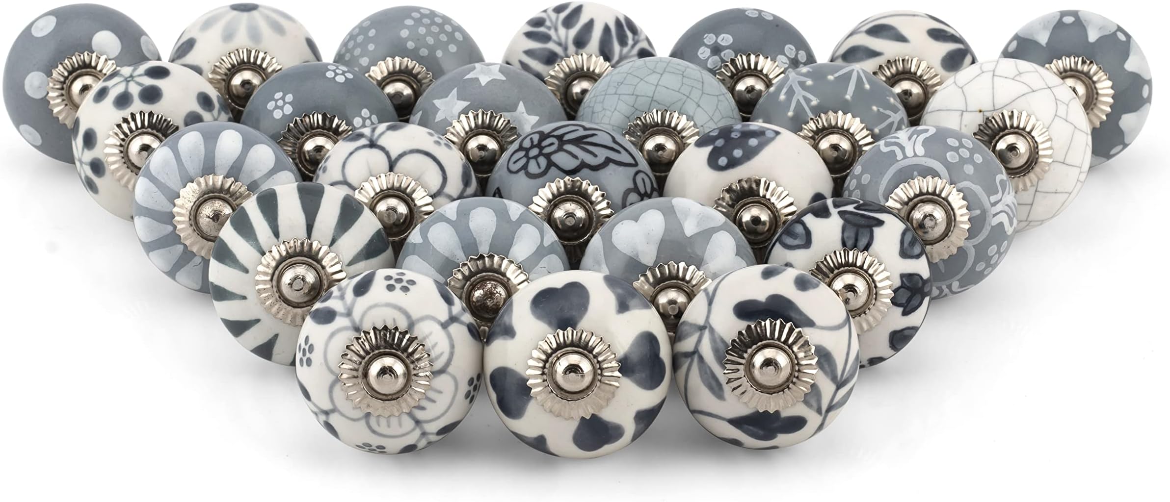 Craft Trade Door Knobs for Cupboards Assorted Cabinet Knobs Vintage Blue Ceramic Knobs Colorful ...