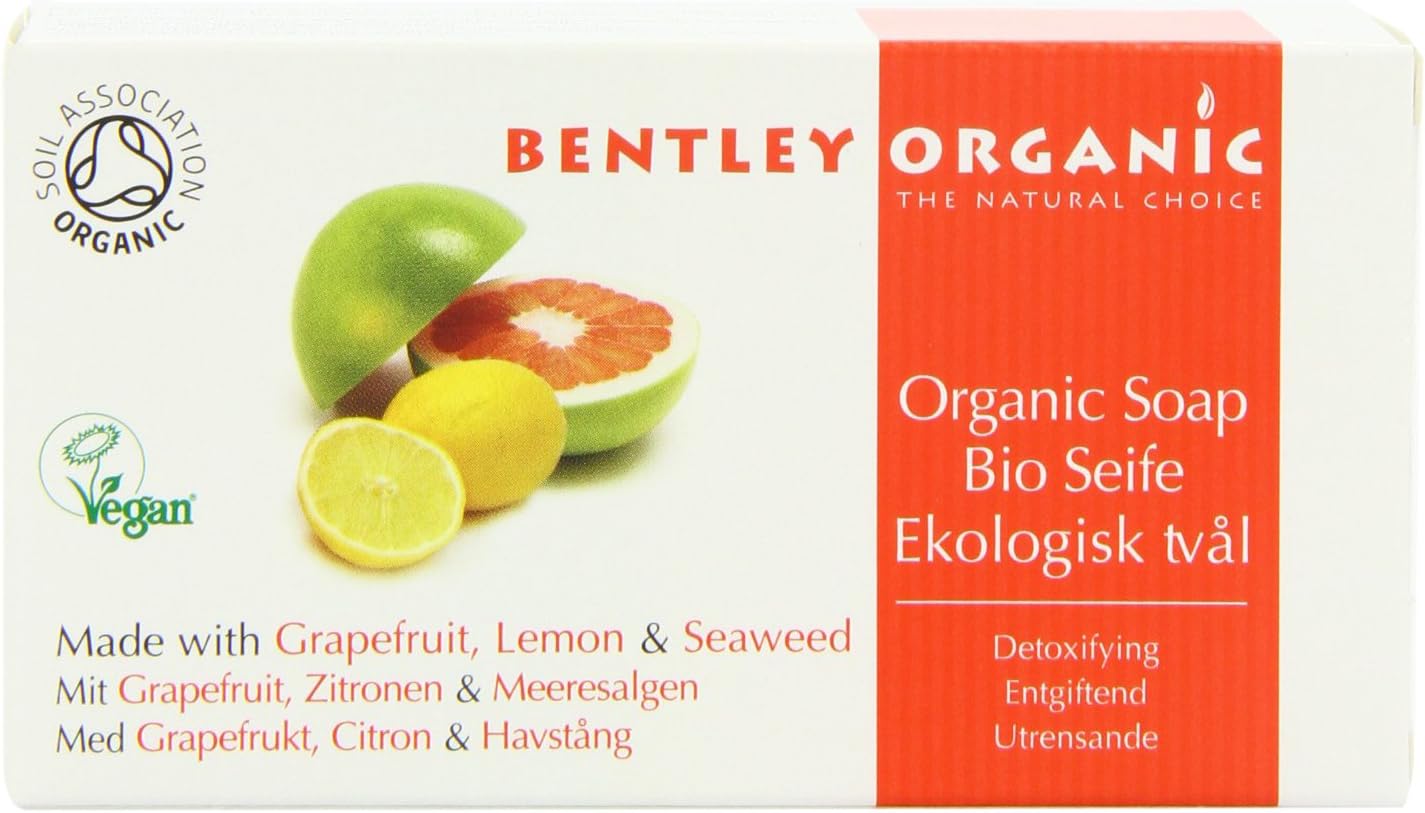 Bentley Organic Detoxifying Soap Bar, 3 Pack (3 x 150 g) : Amazon.co.uk ...