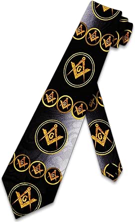 Amazon.com: Steven Harris Mason Ties Mens Freemason Necktie Mason ...