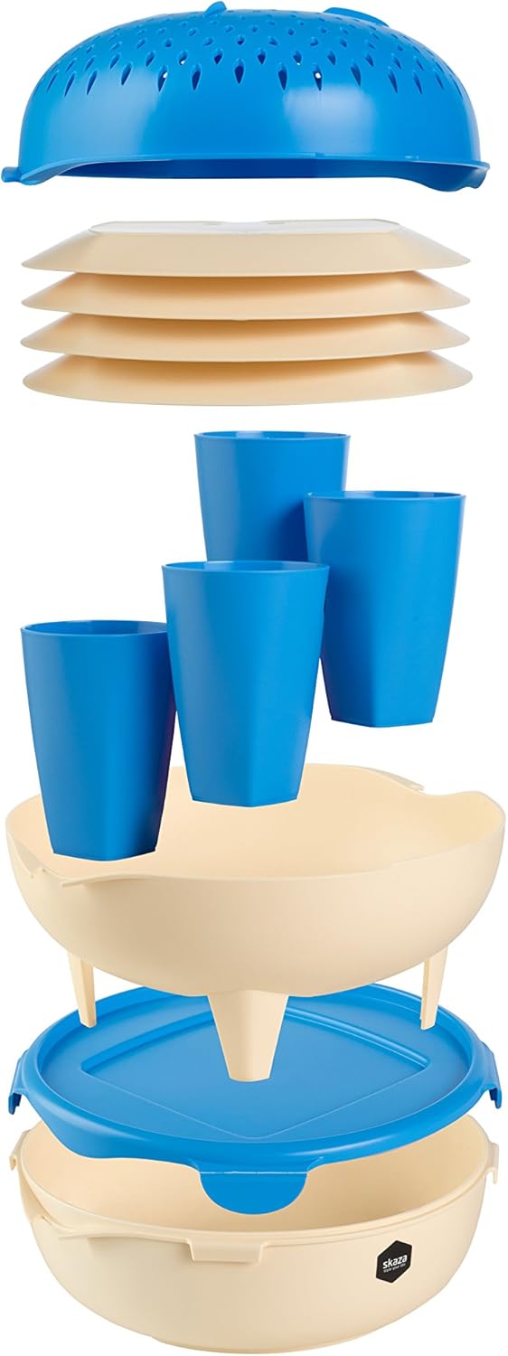 Amazon.com: Pick & Go Innovative 11 Piece Picnic Party Camping Set ...