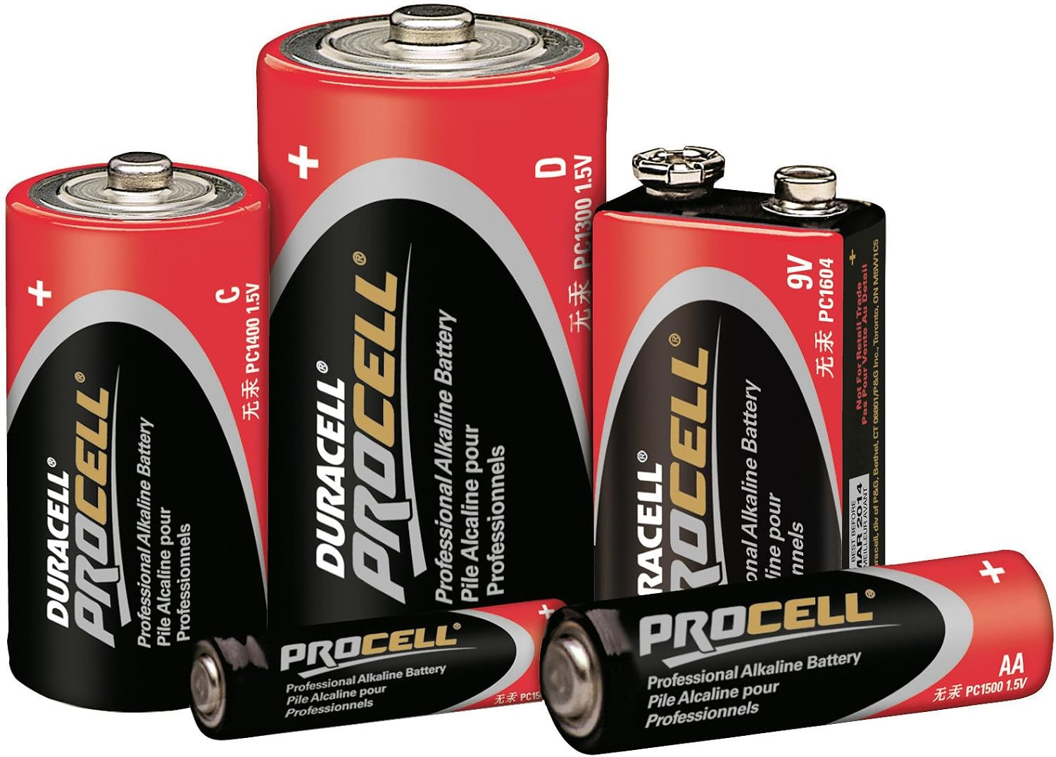 Amazon.com: Procter And Gamble Duracell Procell Alkaline Batteries ...
