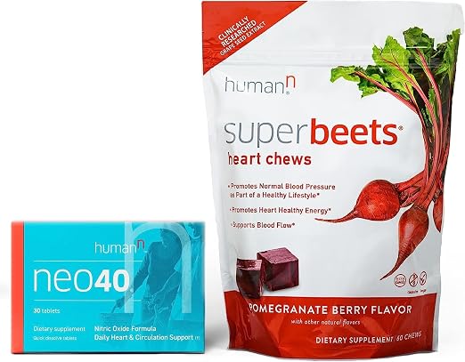 Amazon.com: humanN Neo40 Daily & SuperBeets Heart Chews : Health ...