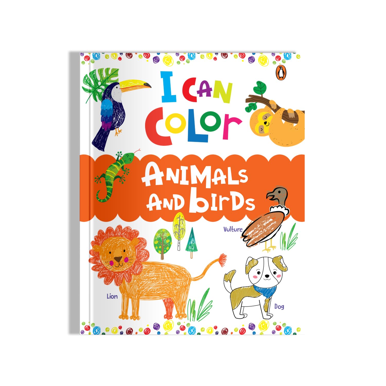 I Can Color: Animals and Birds (Penguin Early Learning Series): Fun ...