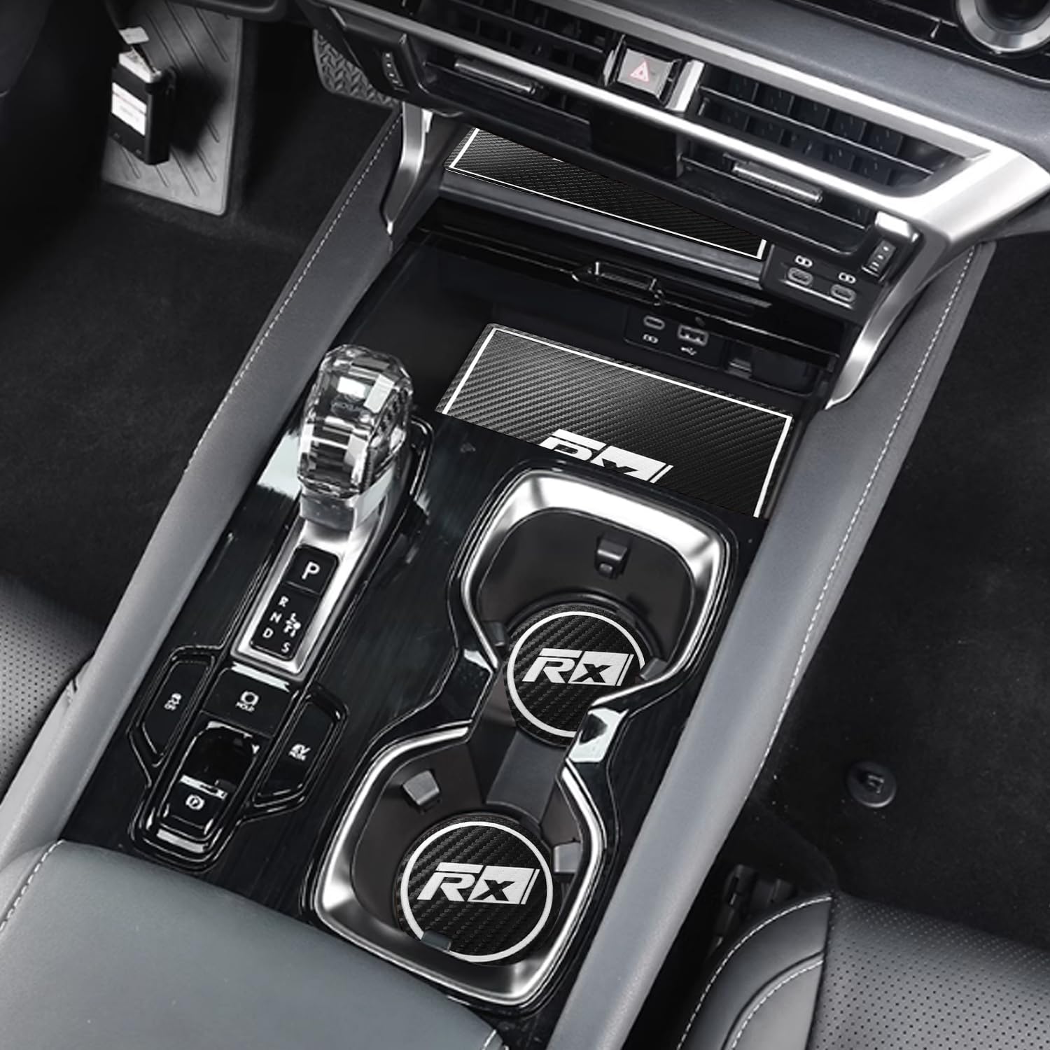 Amazon.com: Customed Fit for2023 2024 Lexus RX Accessories Gate Slot ...