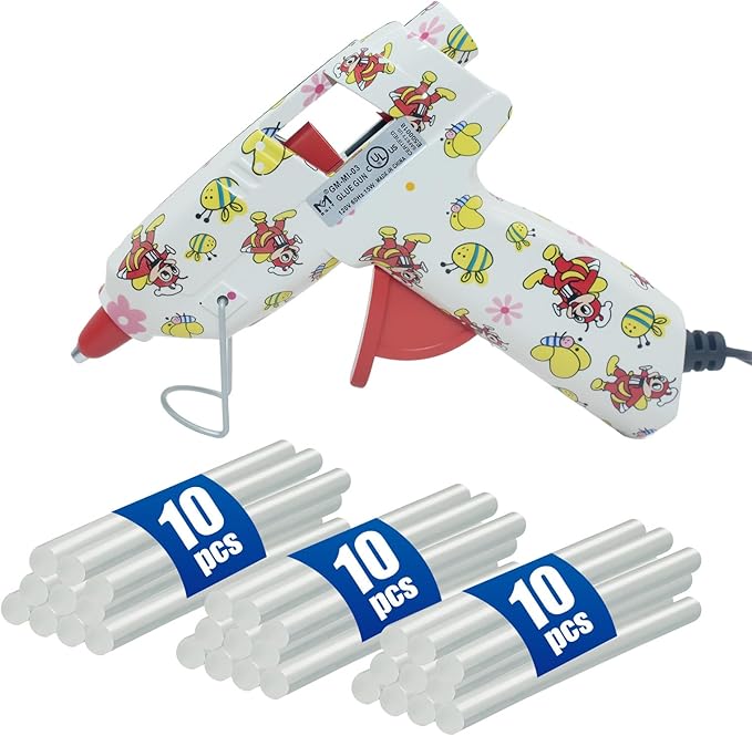 Amazon.com: Mini Hot Glue Gun Set with 30 Glue Sticks – Fast Heating ...