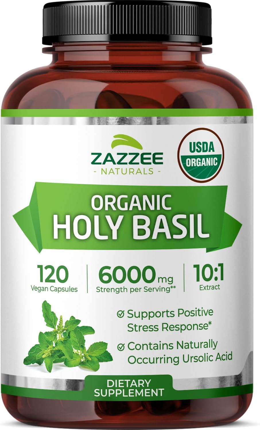 Amazon.com: Nutricost Holy Basil Capsules 500mg, 120 Vegetarian ...