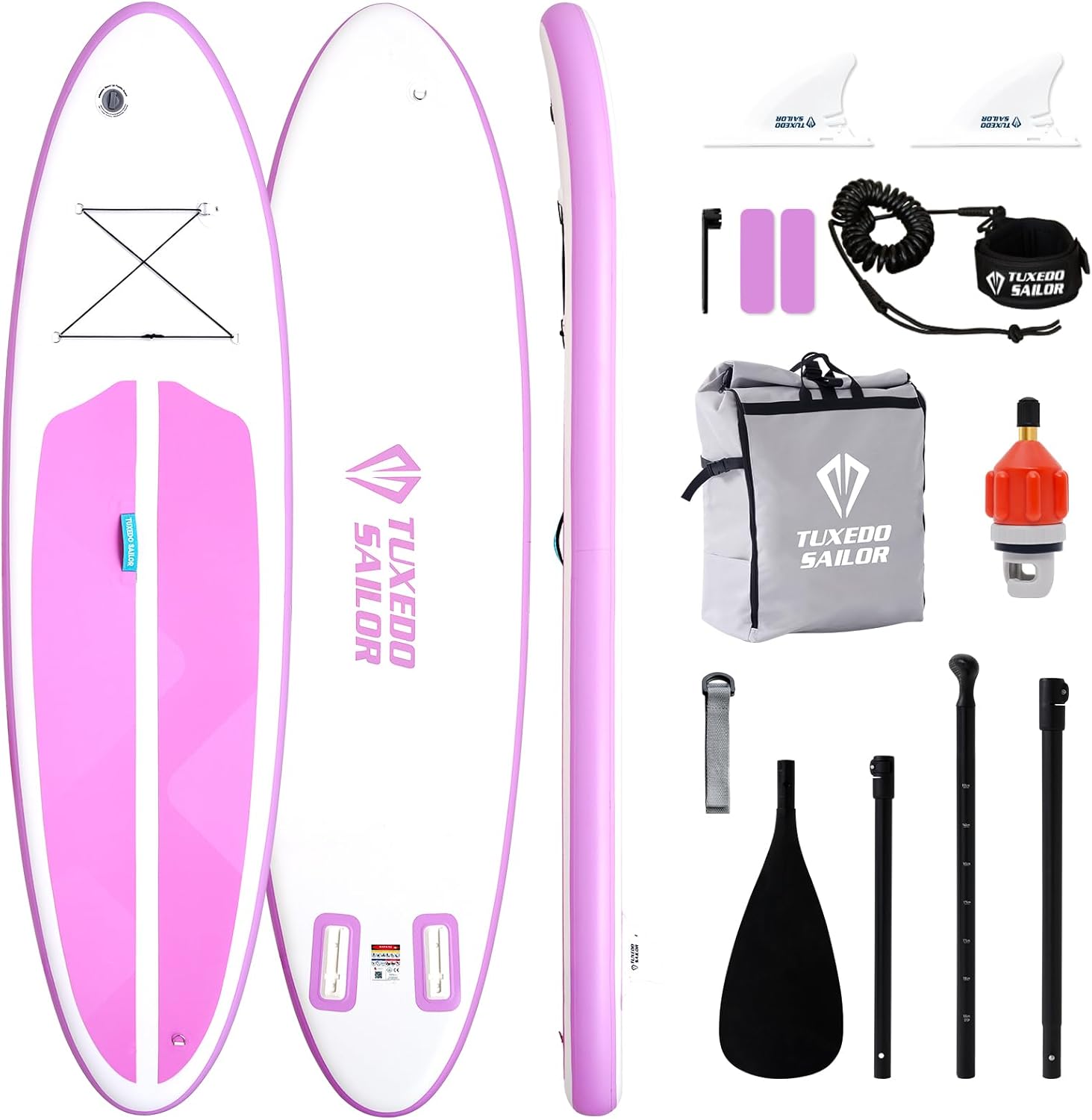 Tuxedo Sailor Inflatable Stand Up Paddle Board Foldable Paddleboard ...