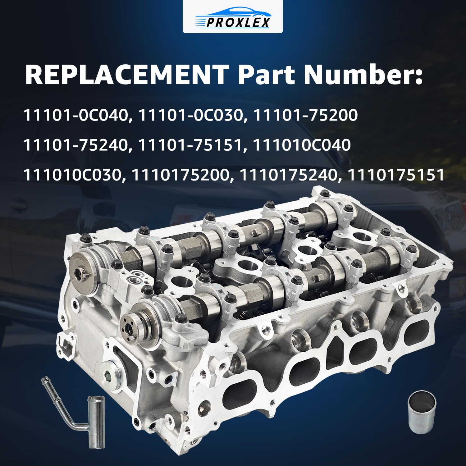 Toyota Hilux Complete Cylinder Head For /Innova/Forturner/Tacoma/Hiace ...