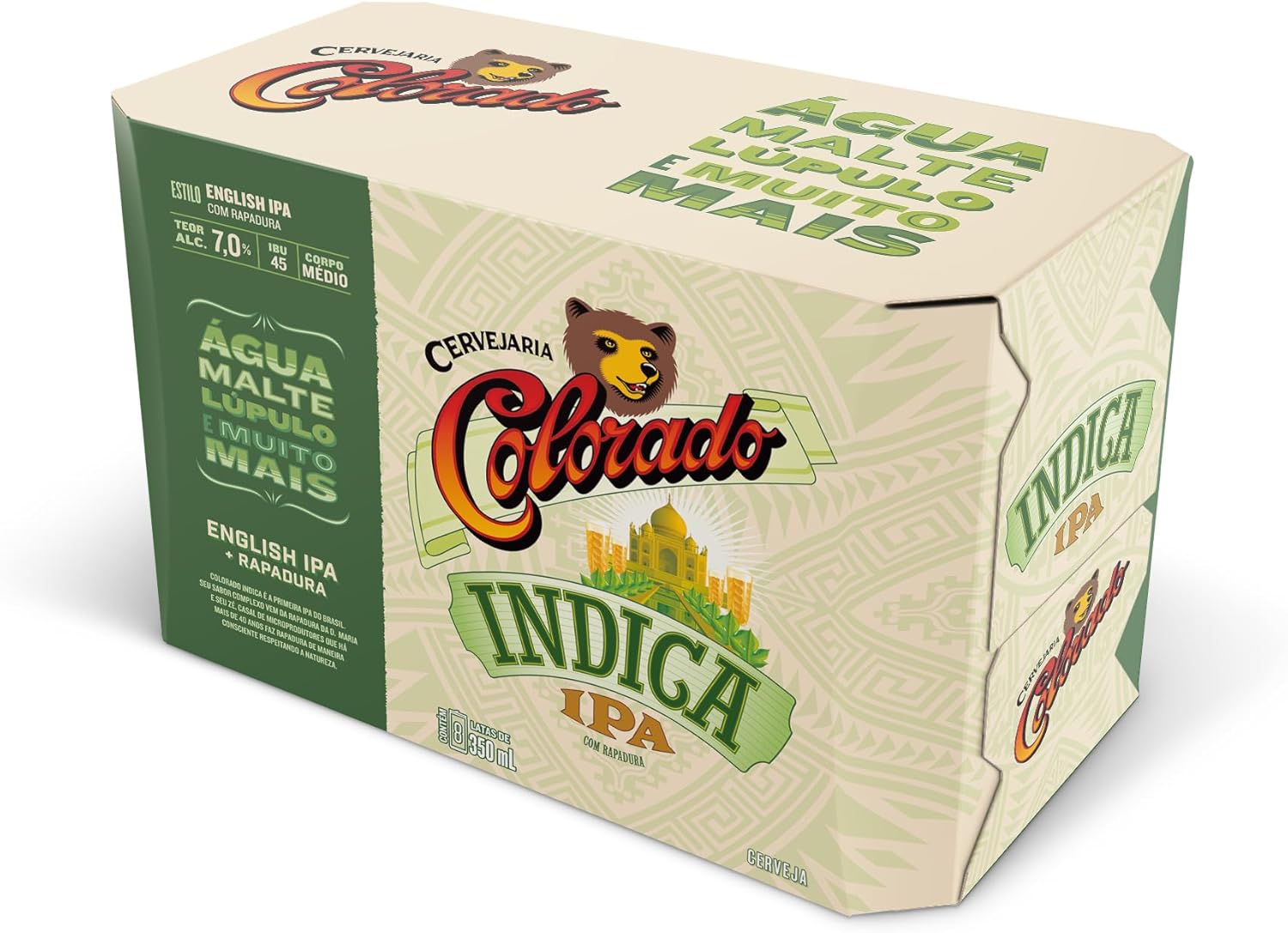 Pack de Colorado Indica Lata Sleek 350ML, 8 Unidades | Amazon.com.br