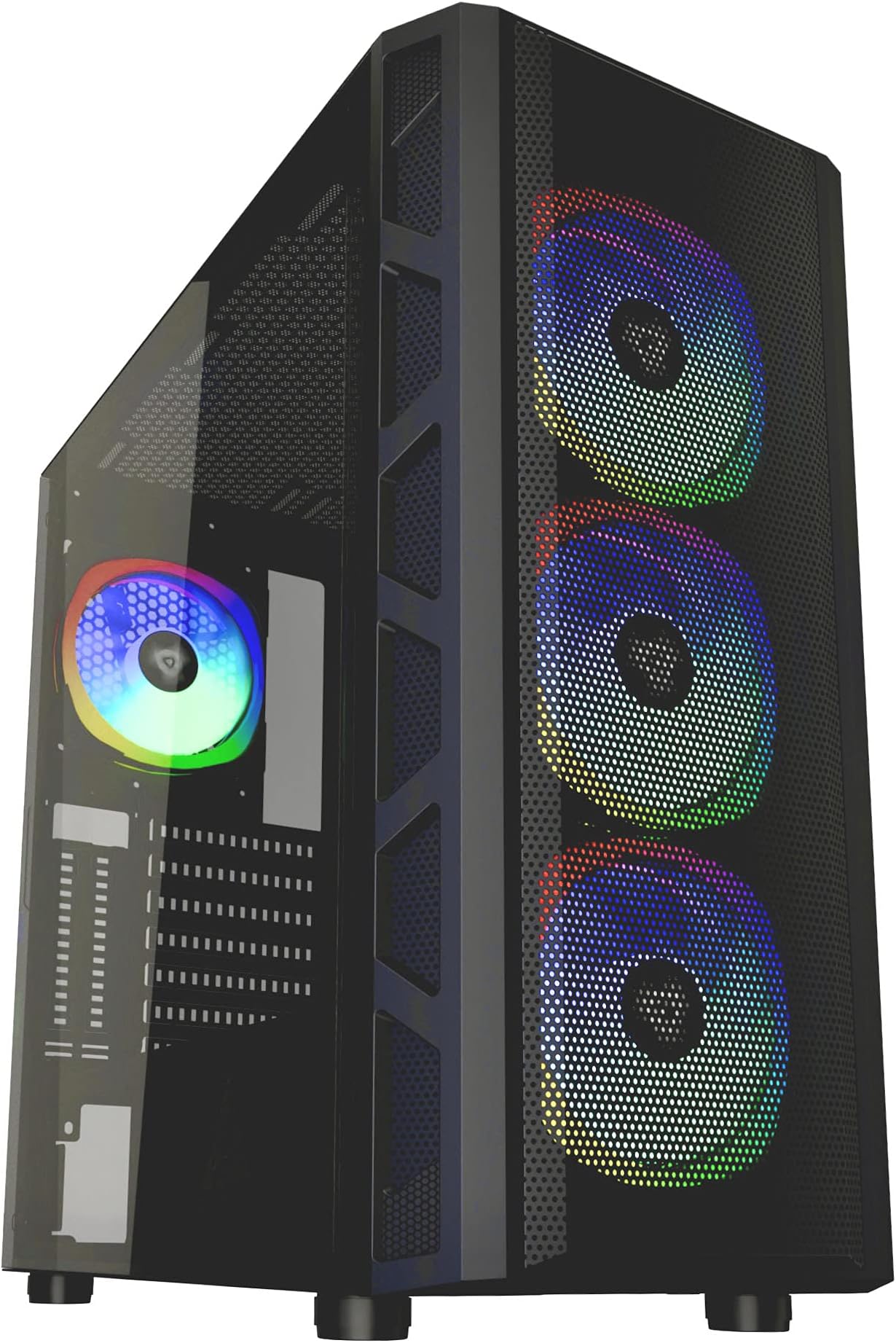 Amazon.com: ASUS Prime AP201 Black MicroATX Supports 338mm Graphics ...
