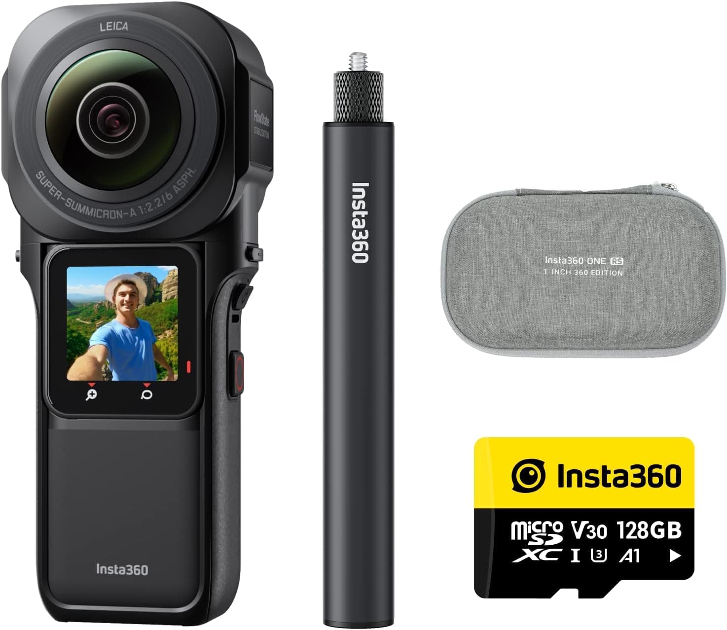 Amazon.co.jp: Insta360 ONE RS 1" 360 Degree Edition Premium Set - 360 Degree Camera, 1" Sensor ...