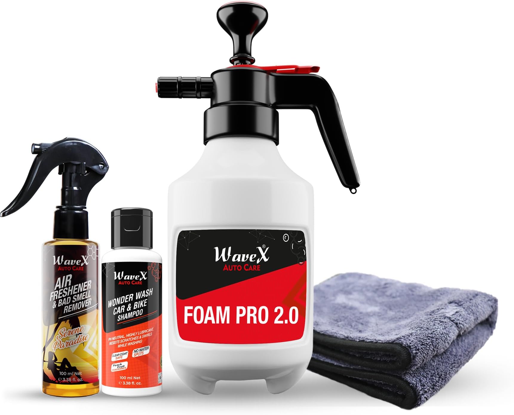 Wavex Foam Pro 2.0 Foaming Pump Sprayer Combo - Includes Pressure Foam ...