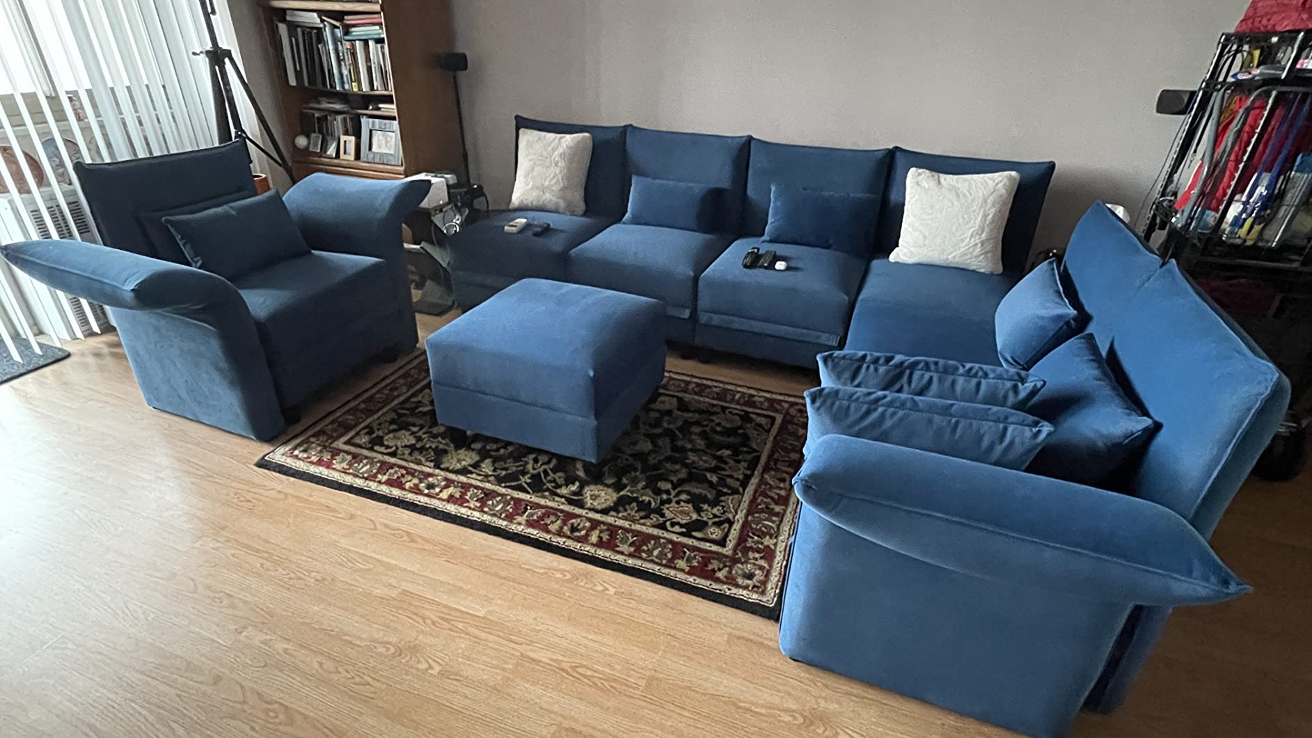 $111/mo - Finance LLappuil Modular Sectional Recliner Conner Sofa Couch ...