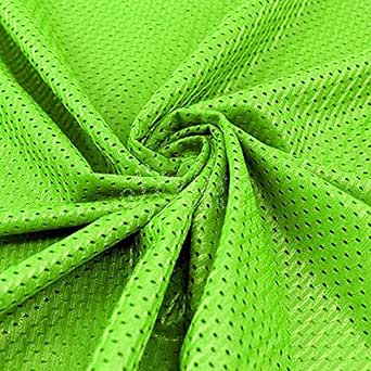 Amazon.com: Pico Textiles 4 Yards Bolt – Neon Green Polyester Football ...