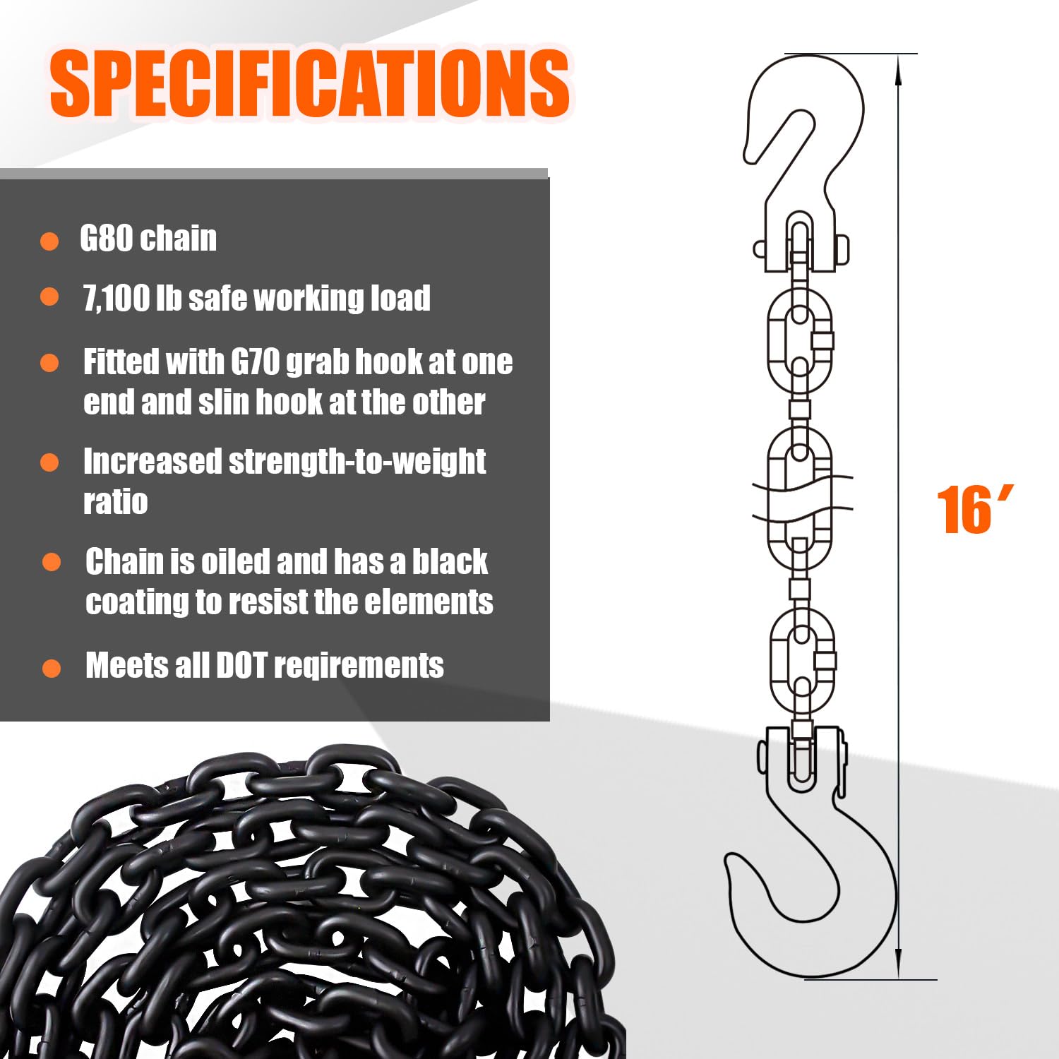 Chain Grades And Strengths Chart Grade 80 Chain