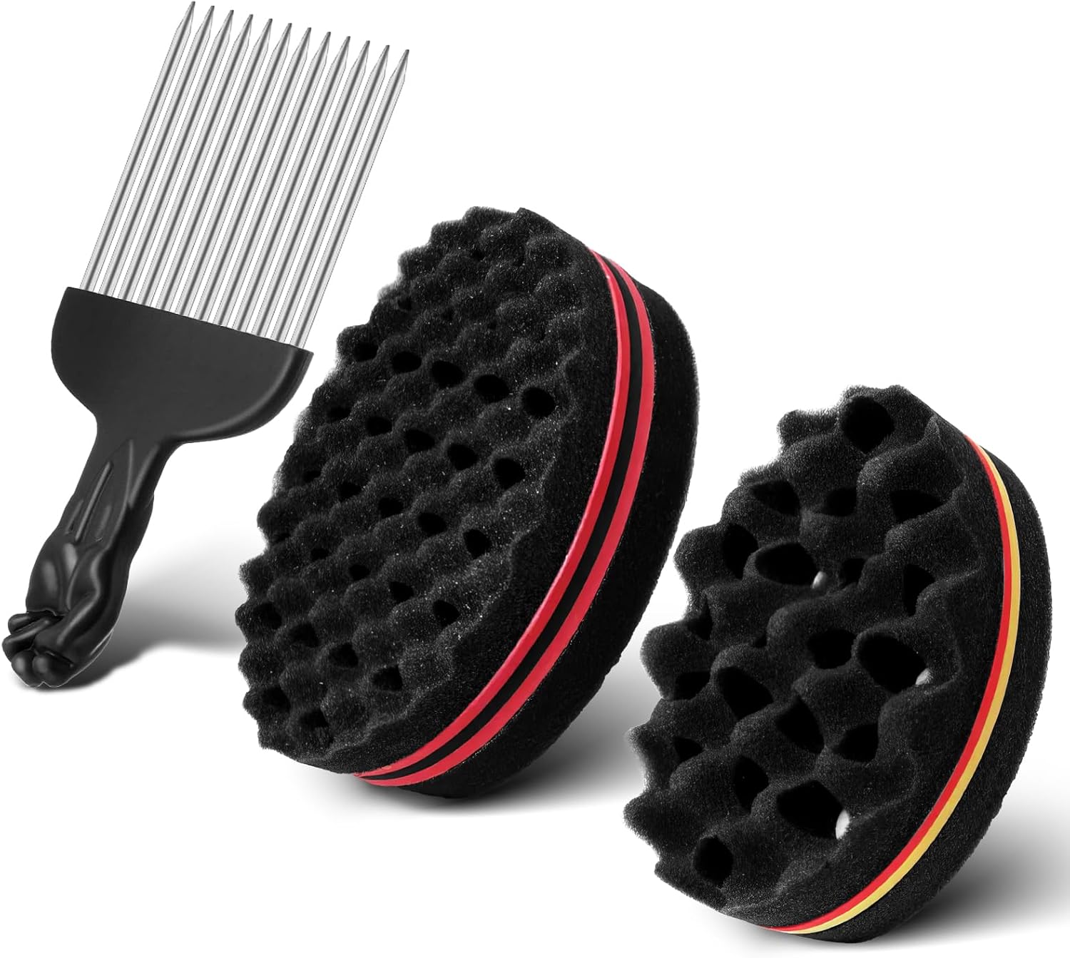 Hair Sponge Brushes, Curls Hair Sponges, Hair Care Sponge Tool for Men ...