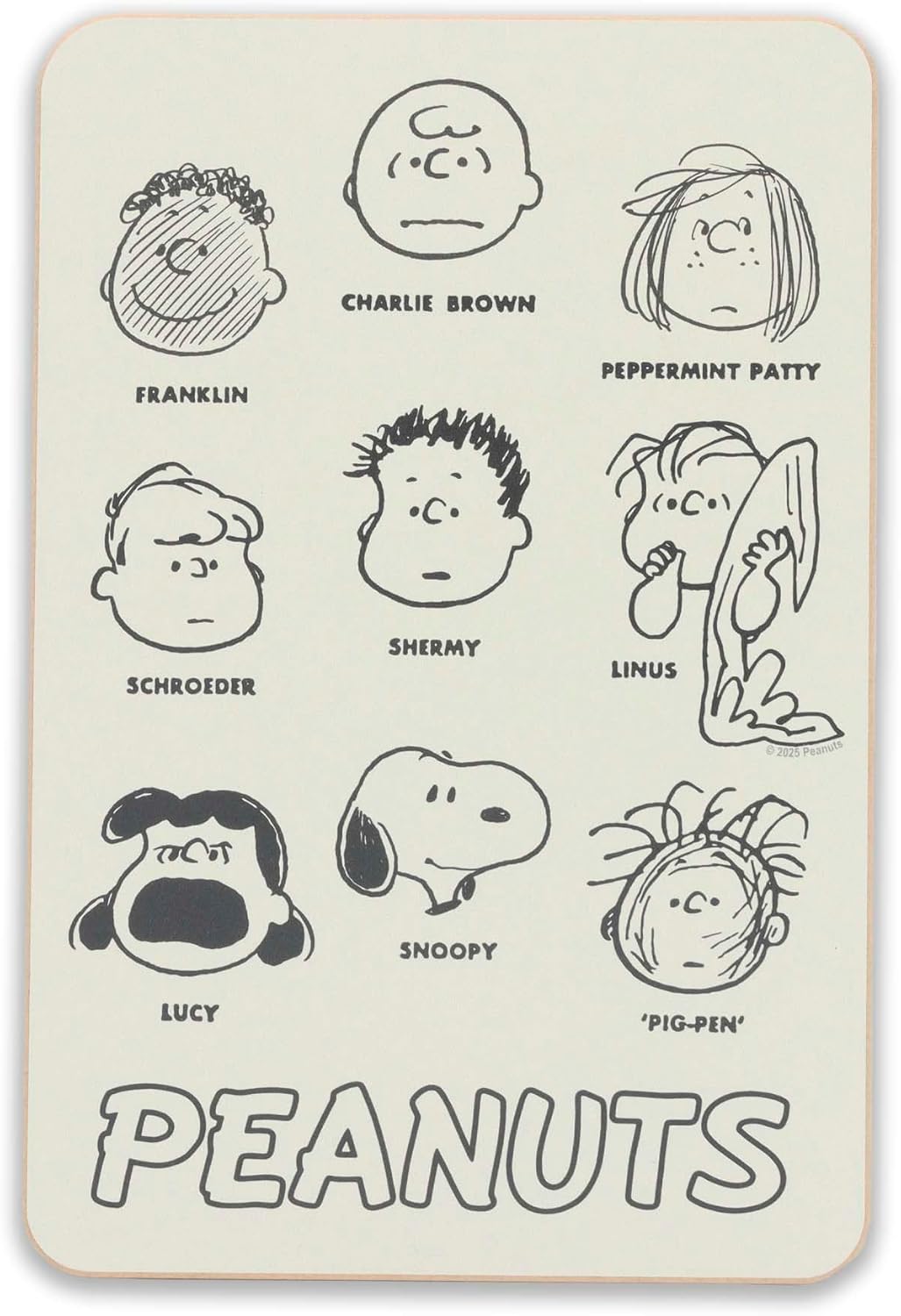 Amazon.com: Open Road Brands Peanuts Characters Wood Wall Decor - Cute ...