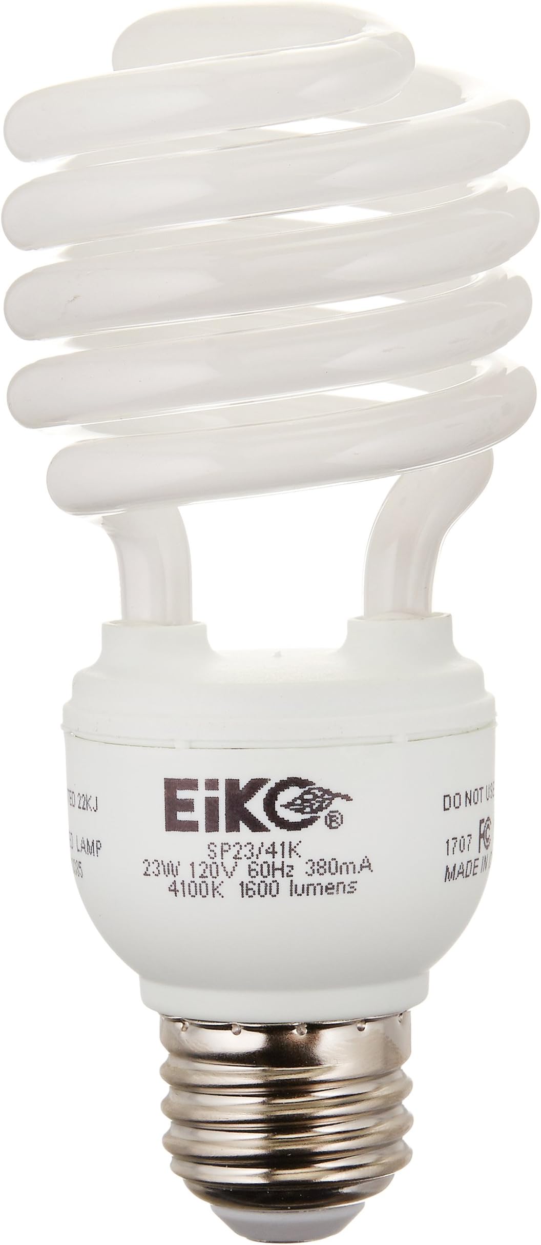 Eiko SP23/41K 23W 120V 4100K Spiral Shaped Halogen Bulbs - Amazon.com