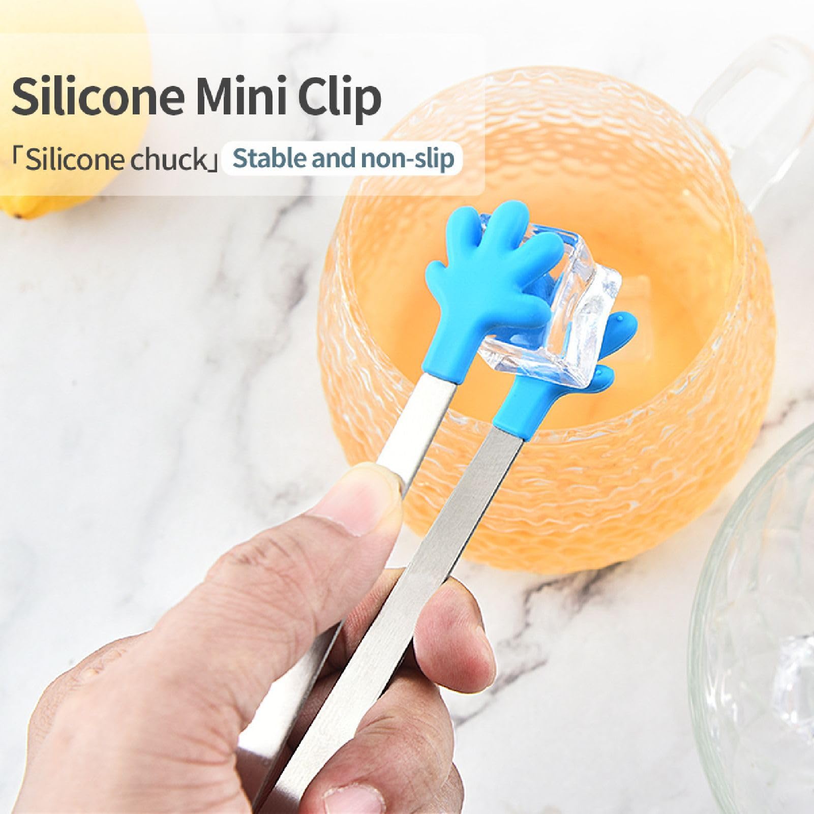 Kids Kitchen Tools 4-Pack Mini Silicone Tongs - 5 Inch Small Food Tongs ...