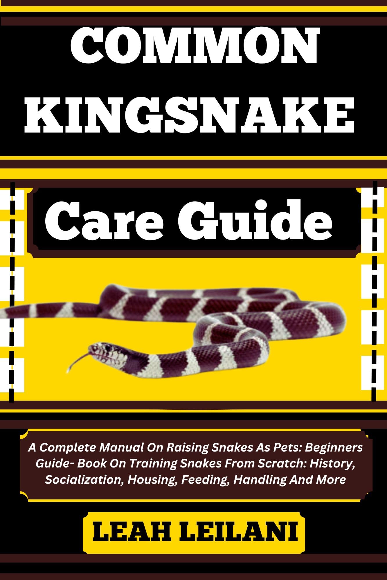 Common Kingsnake Care Guide A Complete Manual On Raising Snakes ...