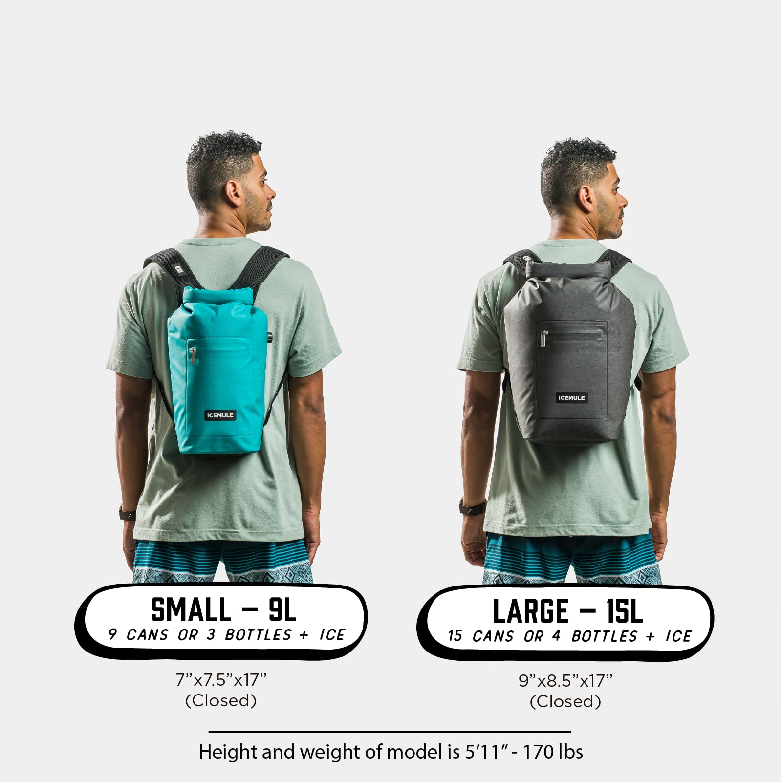 Snapklik.com : ICEMULE Jaunt Small Collapsible Backpack Cooler Hands ...