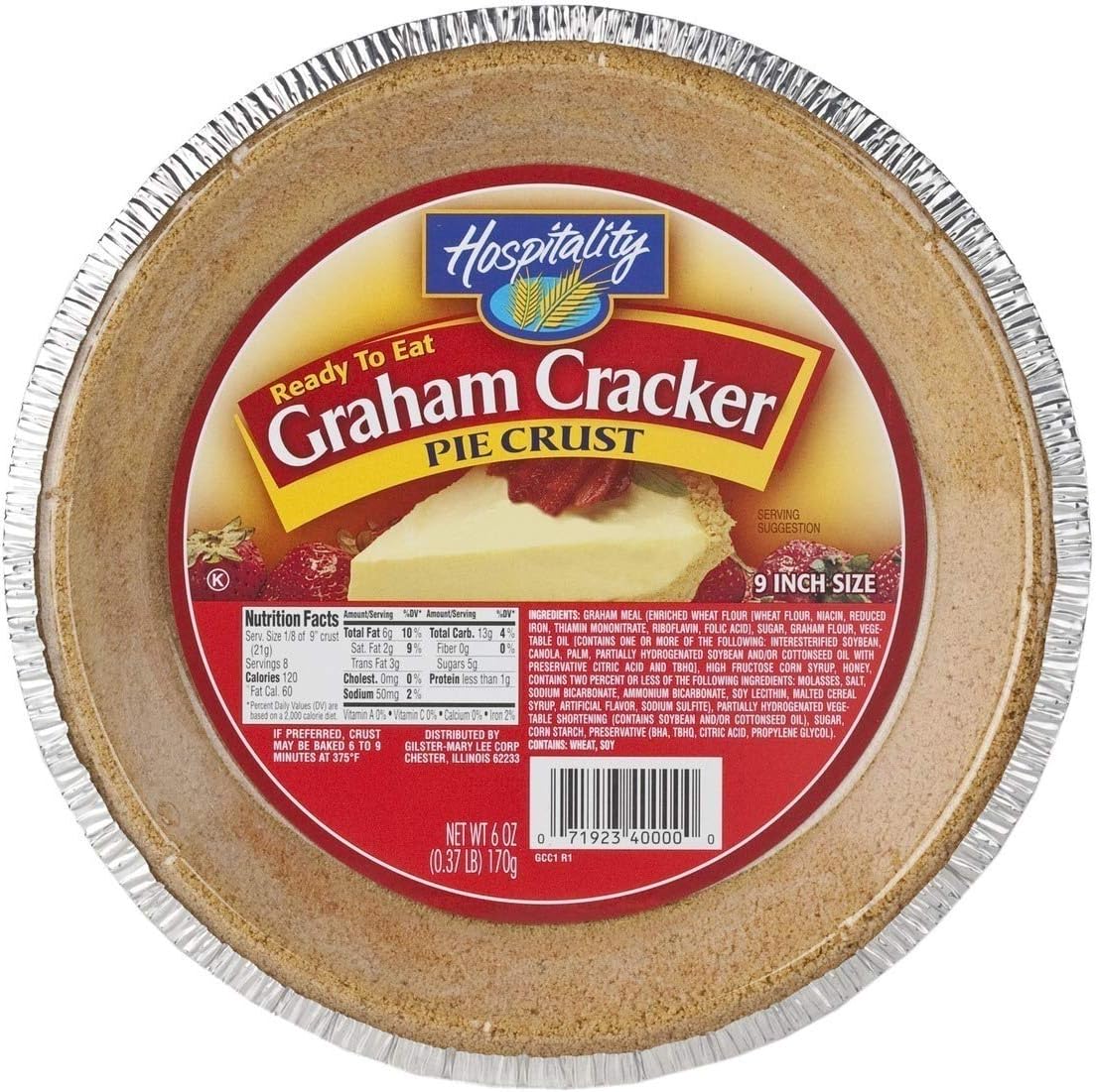 Amazon.com: Keebler Ready Crust, Reduced Fat Graham Cracker Pie Crust ...