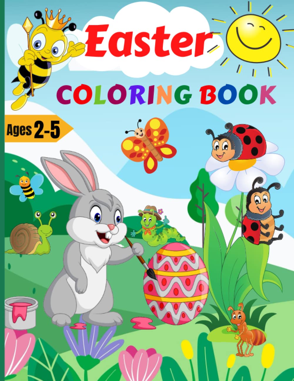 Easter Coloring book for kids ages 2-5: Easter and Spring Holiday ...