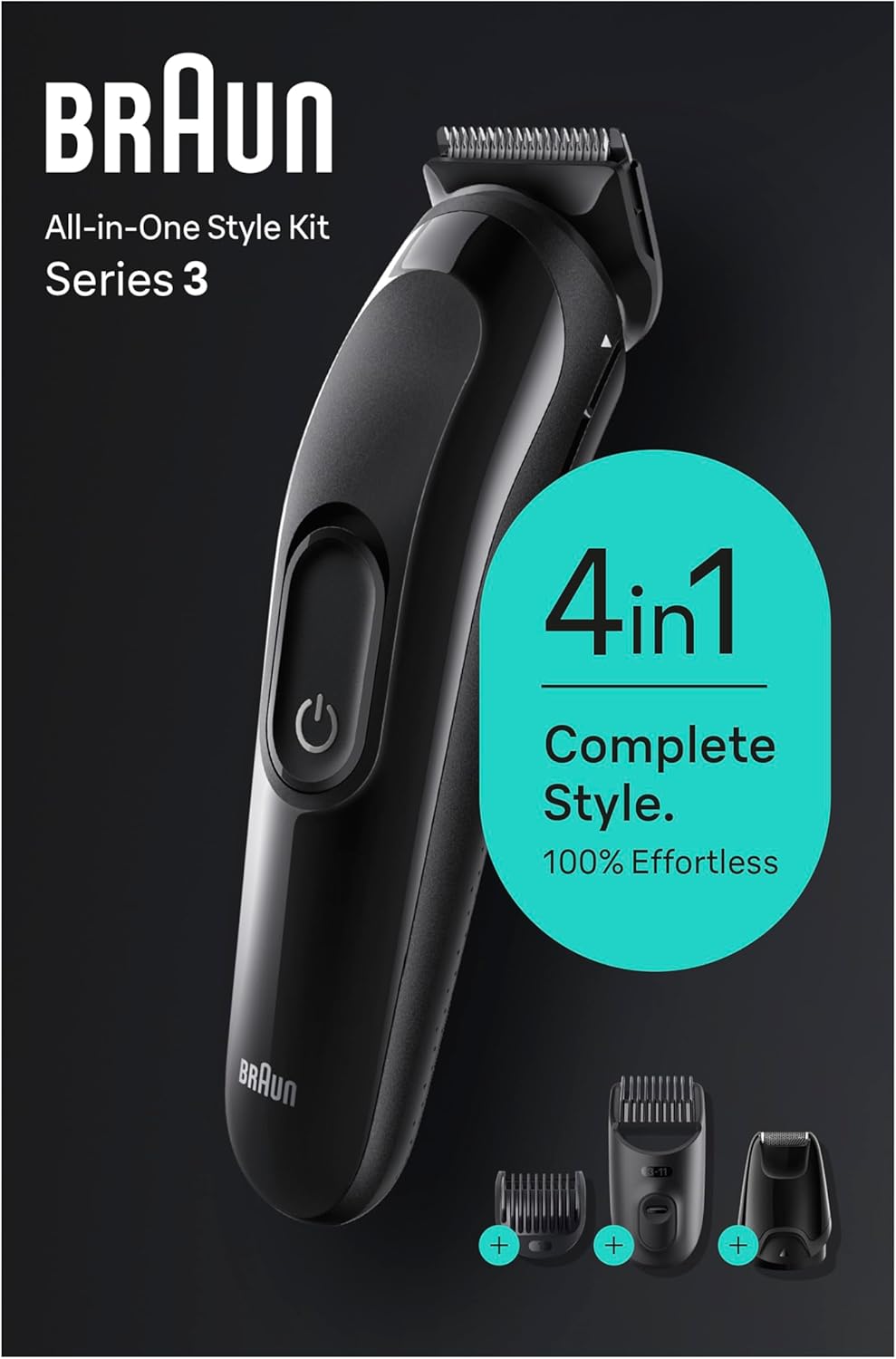 Braun Men's Grooming Kit - SK3400 Series 3 All-In-One Style Kit ...