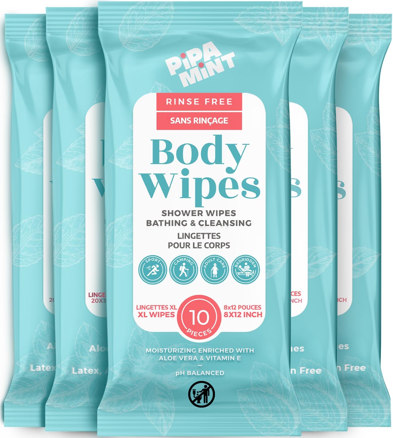 Amazon.com: Nurture XL Ultra Thick Body Wipes for Adults w/Aloe | 40 ...
