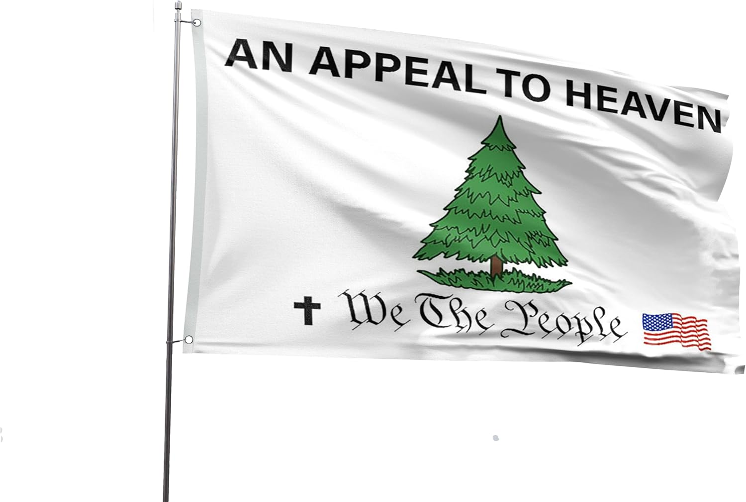 Amazon.com : PLAIEI An Appeal To Heaven Flag 3x5FT We The People ...