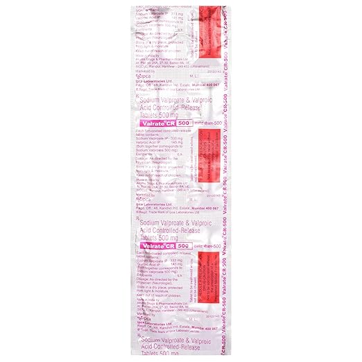 Valrate CR 500 Tablet 10's : Amazon.in: Health & Personal Care