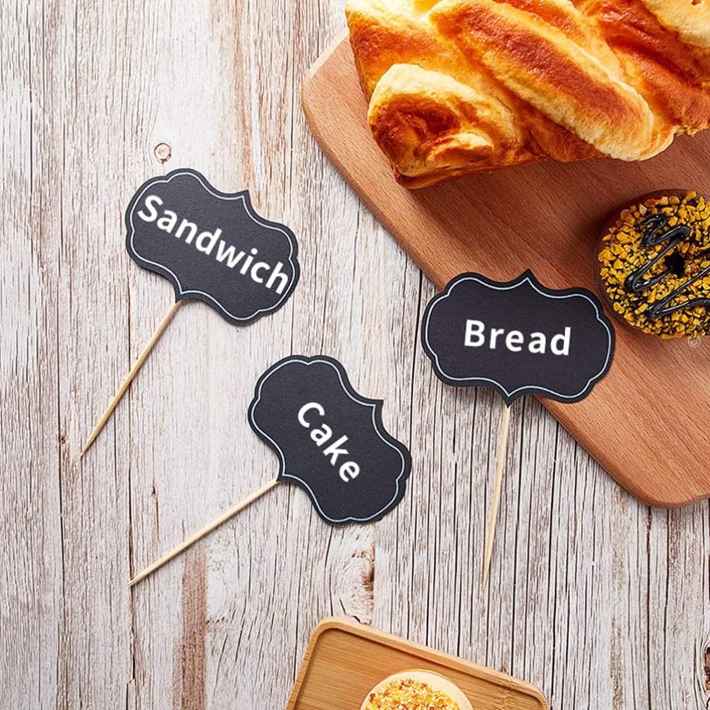 Kichvoe Marcadores de queso para tablero de embutidos 48 etiquetas de ...