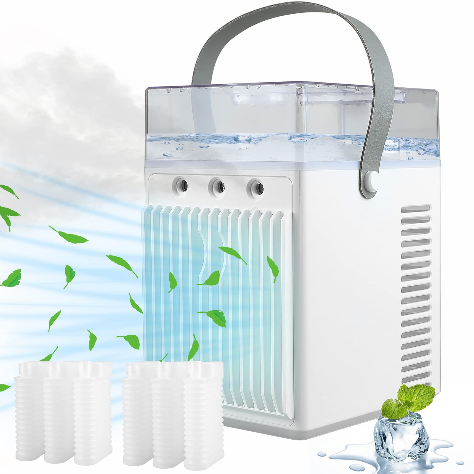 Buy Portable Air Conditioner Fan Personal Air Conditioner Mini ...